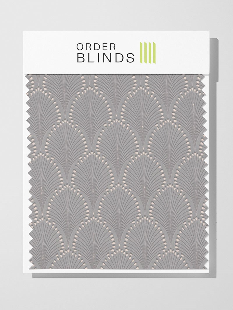 Boudoir Chrome Roman Blind