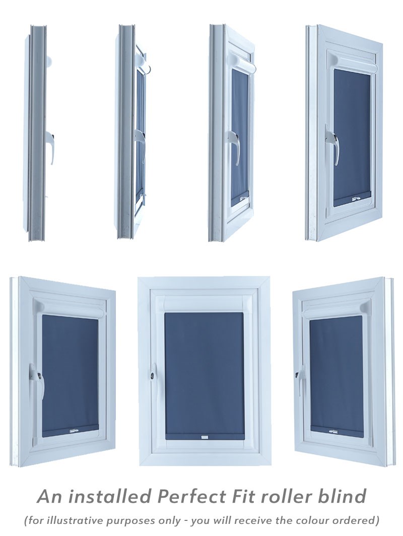 Cascade Warm Grey Perfect Fit Roller Blind